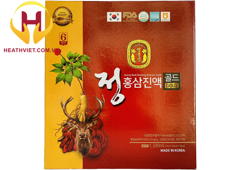 Nước hồng sâm nấm thượng hoàng jeong